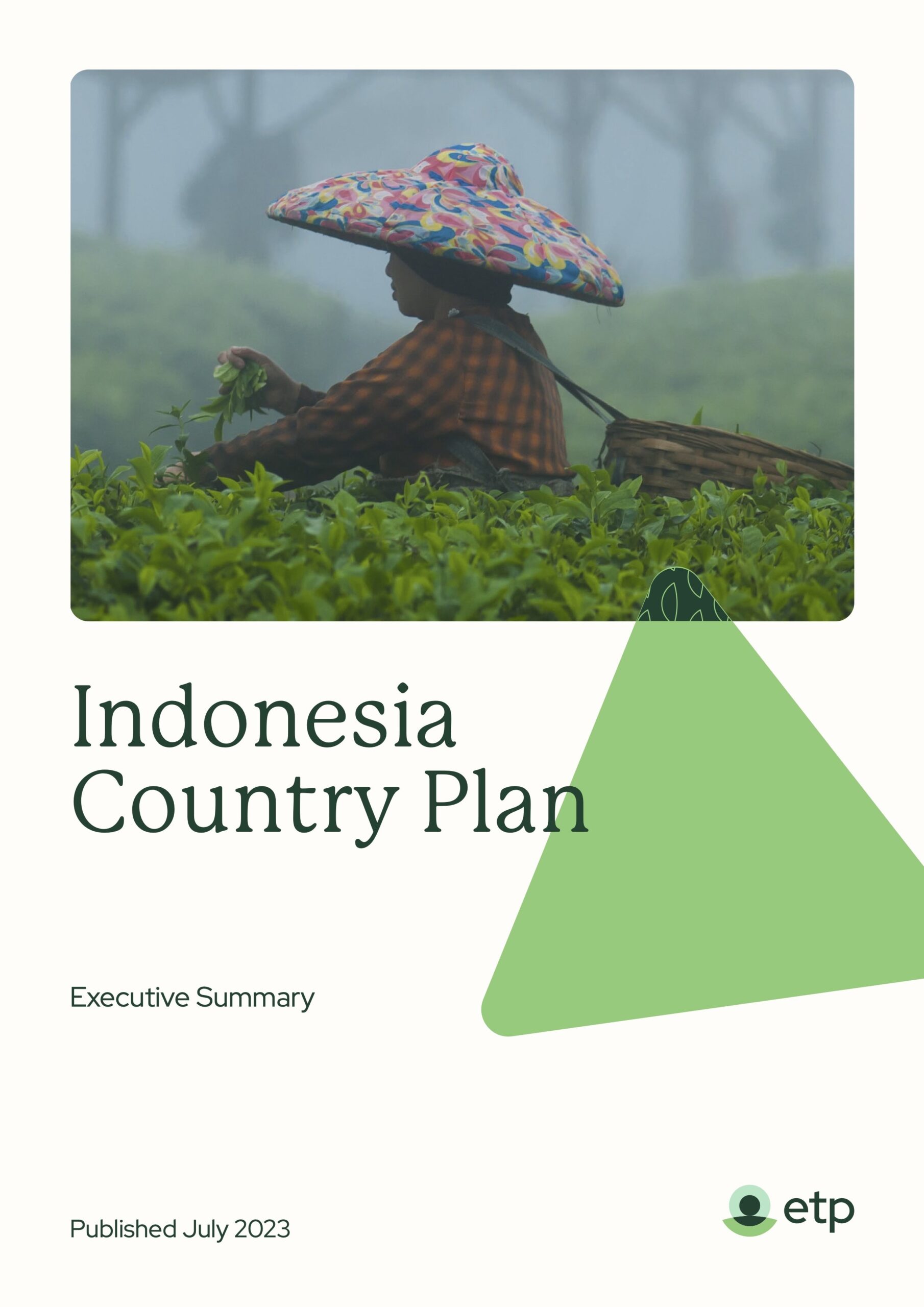 Indonesia Country Plan Executive Summary - ETP