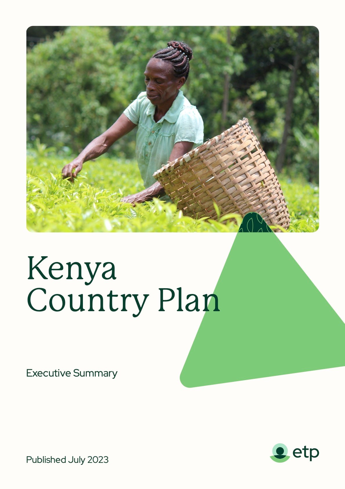 Kenya Country Plan Executive Summary - ETP